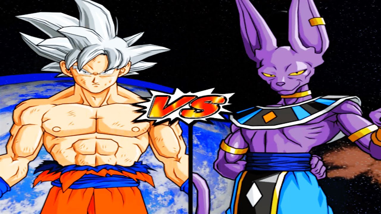Goku Mastered Ultra Instinct vs. Beerus Full Fight | Dragon Ball Z ...