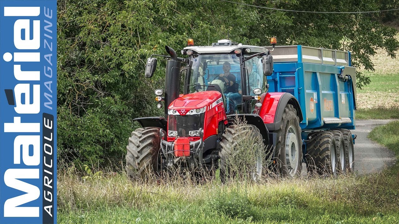 Test drive Massey Ferguson 8740 équipé du Datatronic 5 by Matériel ...