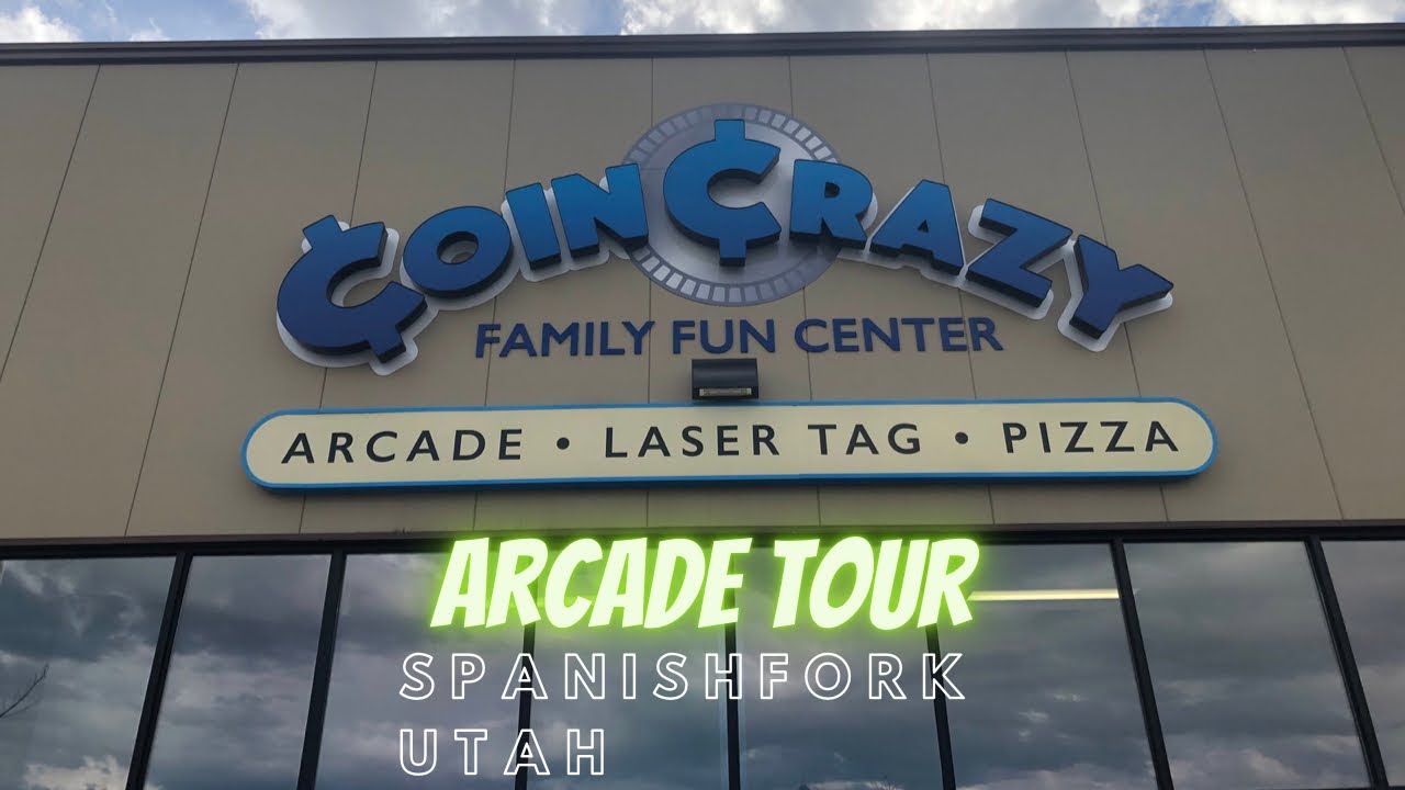 Coin Crazy Family Fun Center Arcade Tour in Spanish Fork, UT - YouTube