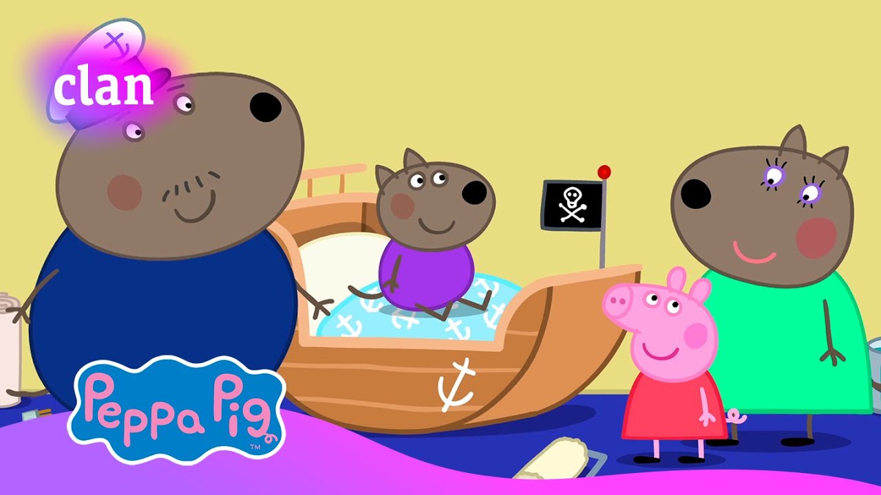 Peppa Pig: El dormitorio pirata de Danny - Episodio completo | Clan TVE ...