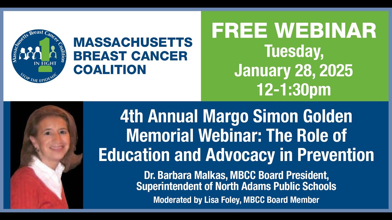 4th Annual Margo Simon Golden Memorial Webinar The Role of Education ...