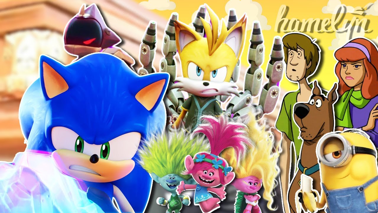 Scooby Doo & Trolls & Sonic Prime & Minions - Coffin Dance Meme Song ...