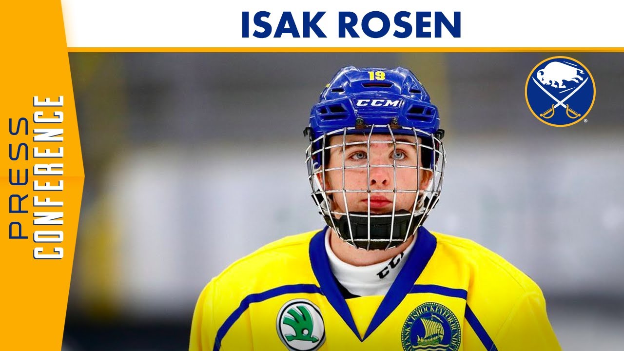 Isak Rosen Selected by Buffalo Sabres 14th Overall in 2021 NHL Draft ...