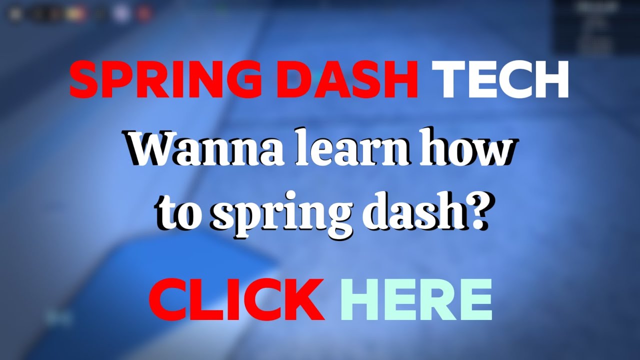 SPRING DASH TECH // SPRING HOOK // TUTORIAL - YouTube