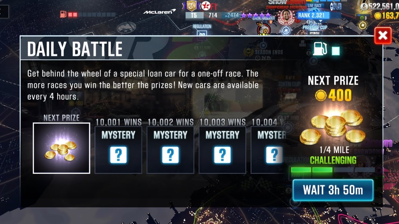 CSR2 10,000th daily battle! | Huge milestone | Winning 400 gold | - YouTube