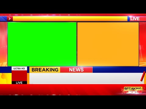 how to make news frame green screen ।। #breakingnewsframegreenscreen ...