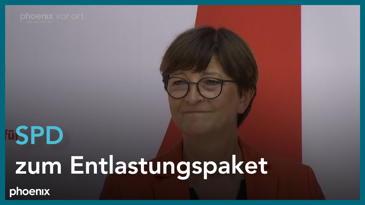 Parteipressekonferenz der SPD mit Saskia Esken - YouTube