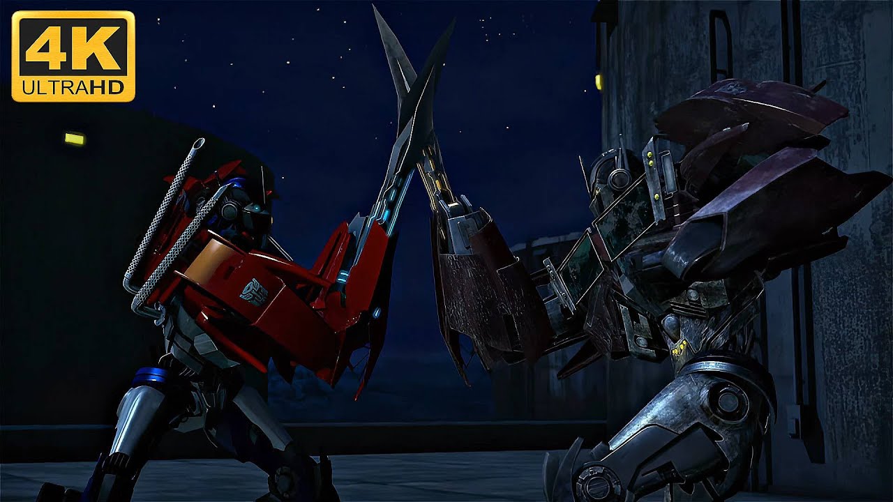 Transformers Prime Optimus Prime Vs Nemesis Prime Optimus Prime Vs