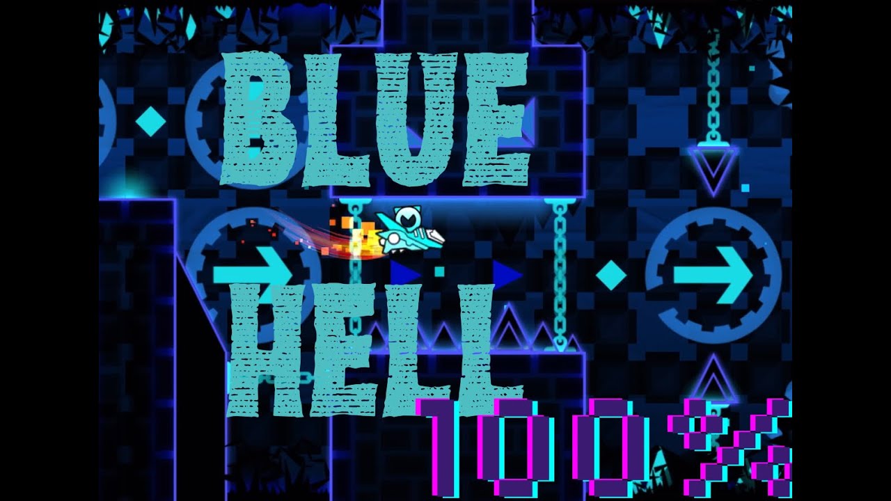 "Blue Hell" (Easy Demon) By Lazye | Geometry Dash - YouTube