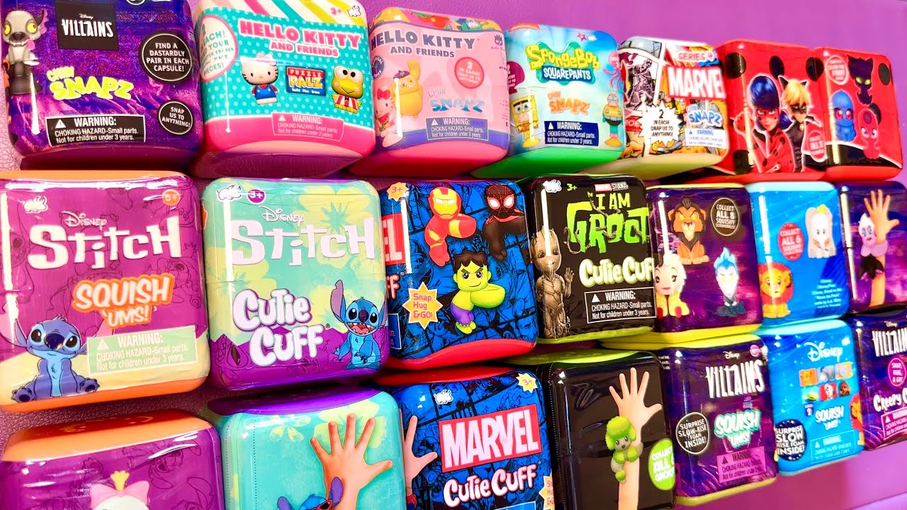 22 minutes ASMR Surprise Squishy Mystery Toys unboxing - YouTube