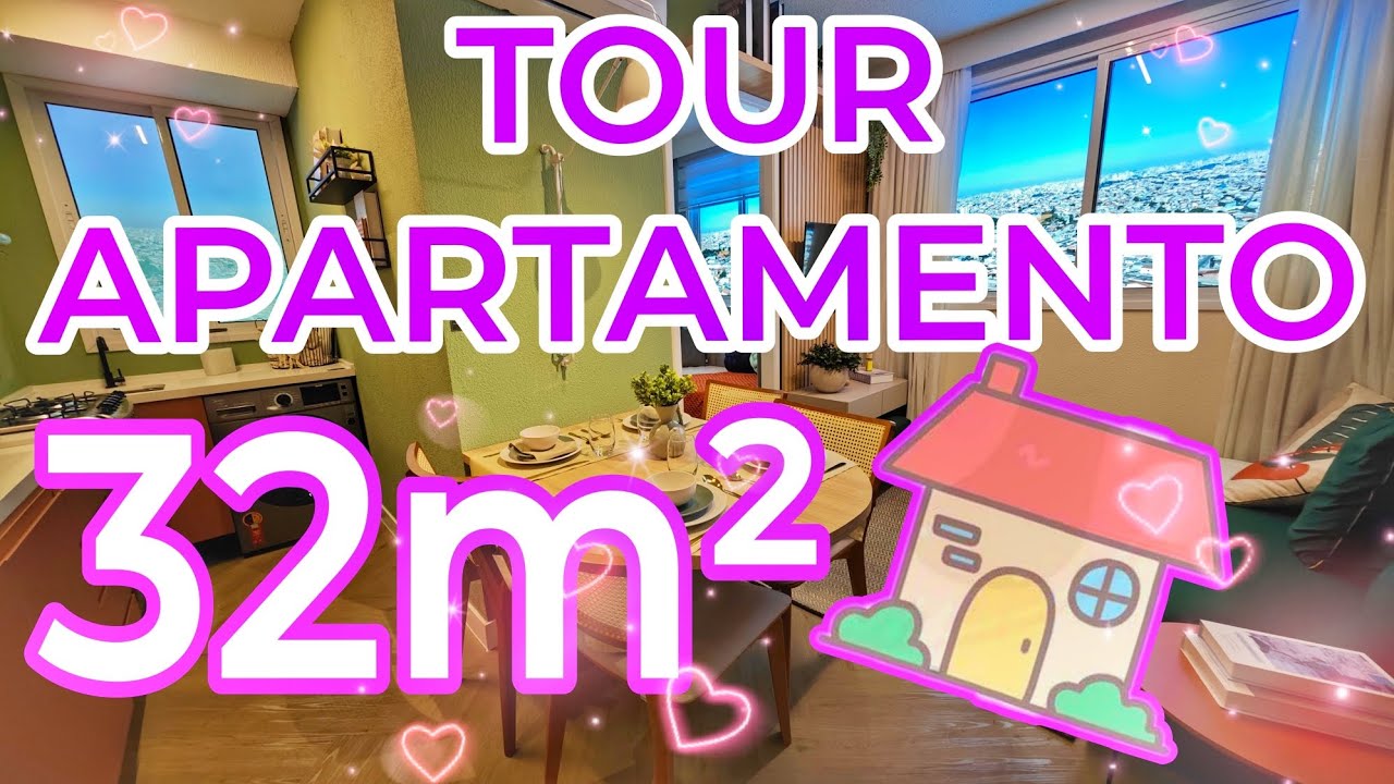 ESSE APARTAMENTO ESTÁ MUITO APROVEITADO - TOUR APÊ 32M2 - tour ...