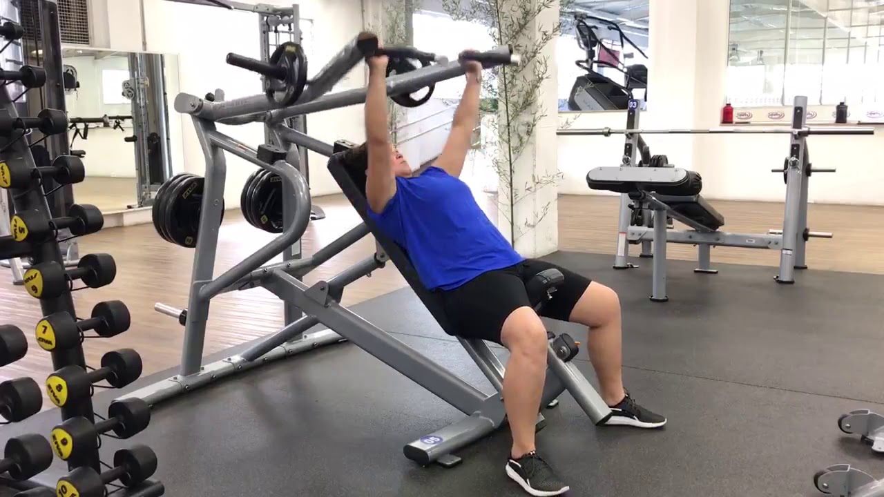 SUPINO INCLINADO ARTICULADO - YouTube