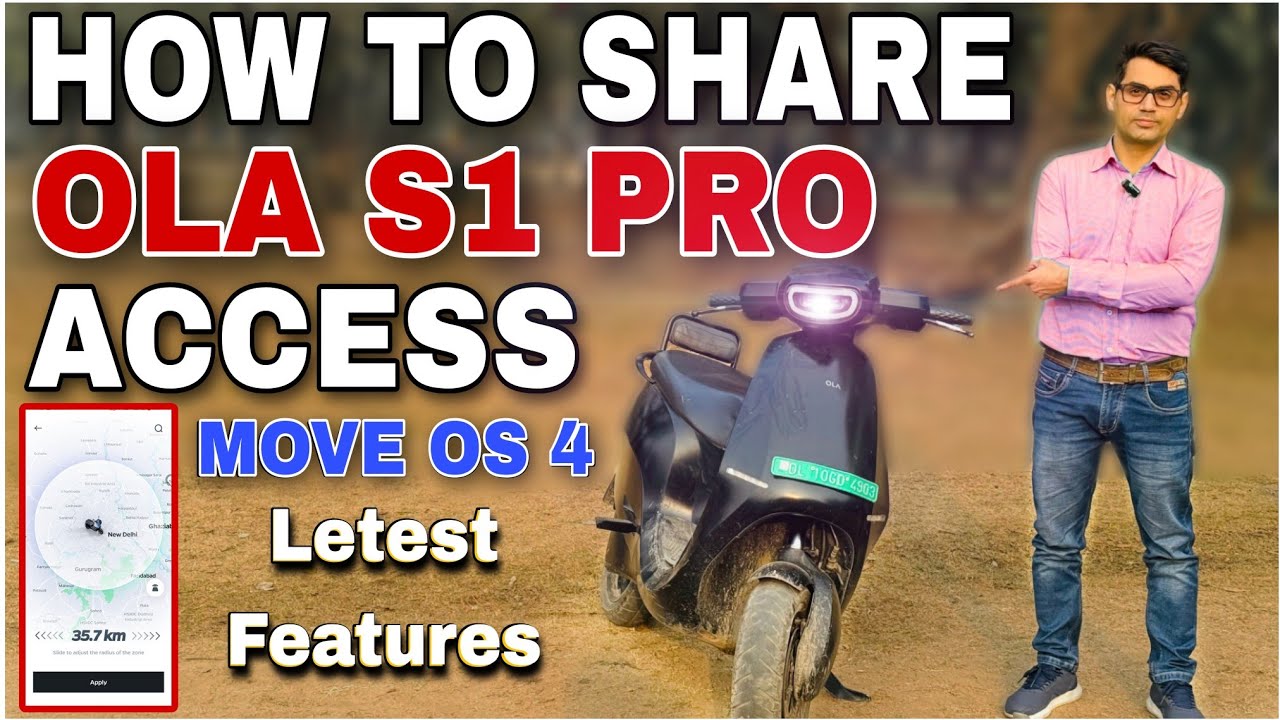 How to share OLA S1 PRO Access ⚡! OLA स्कूटर का ACCESS किसी दूसरे PHONE ...