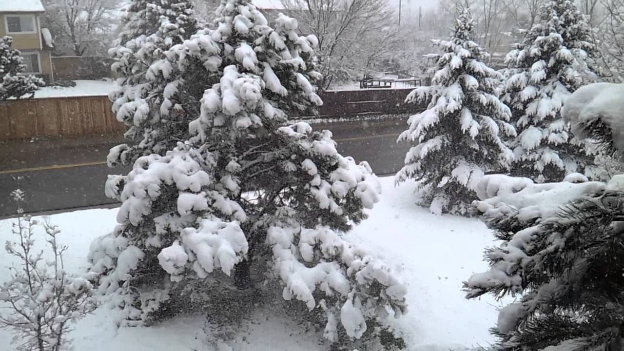 Snow in may - YouTube