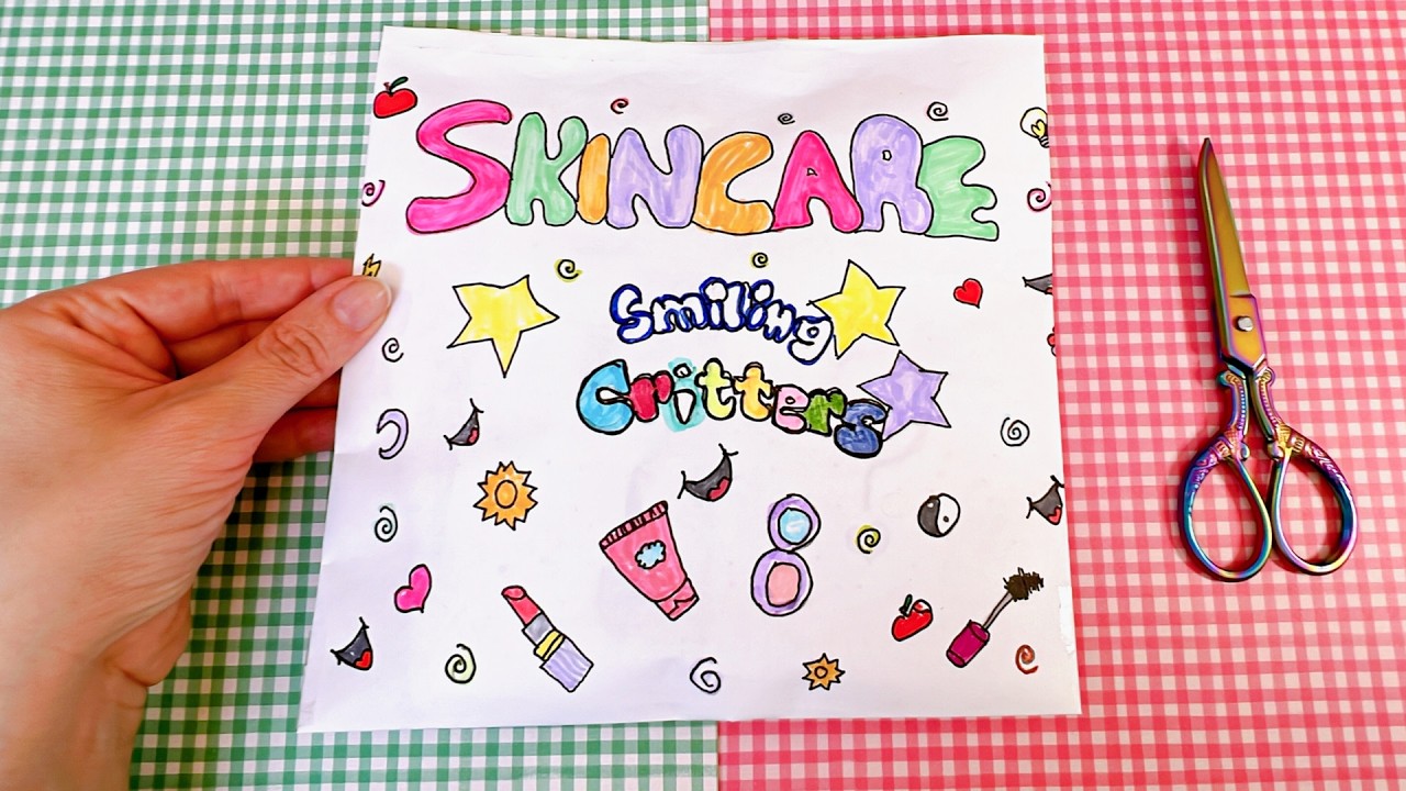 🌈 Paper DIY SMILING CRITTERS SKINCARE BLINDBAG UNBOXING | Paper ...