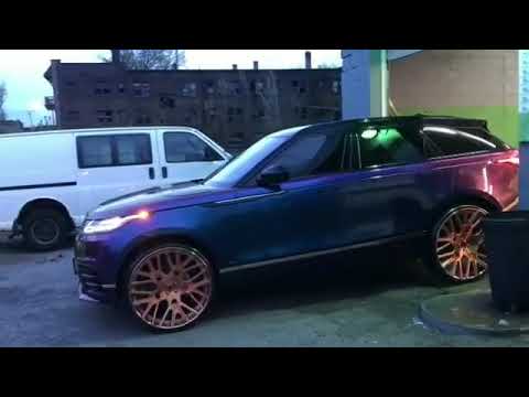 2018 Range Rover Velar on 26 inch Forgiatos - YouTube