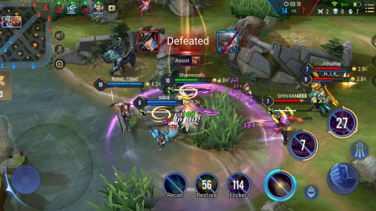 Arena Of Valor Ilumia Mvp Over 65 Participation Youtube