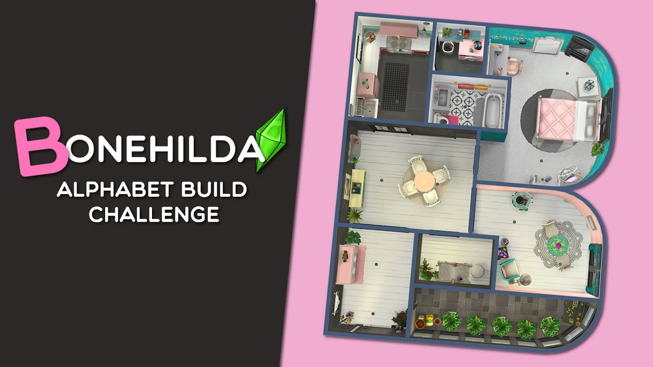 Letra B de Bonehilda 🦴 Sims 4 Alphabet Build Challenge - YouTube