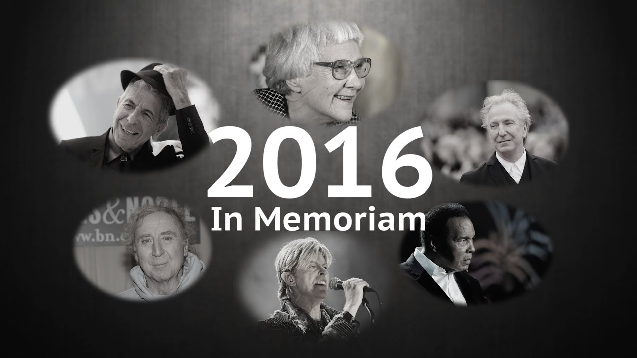 In memoriam: Celebrities who died in 2016 - YouTube