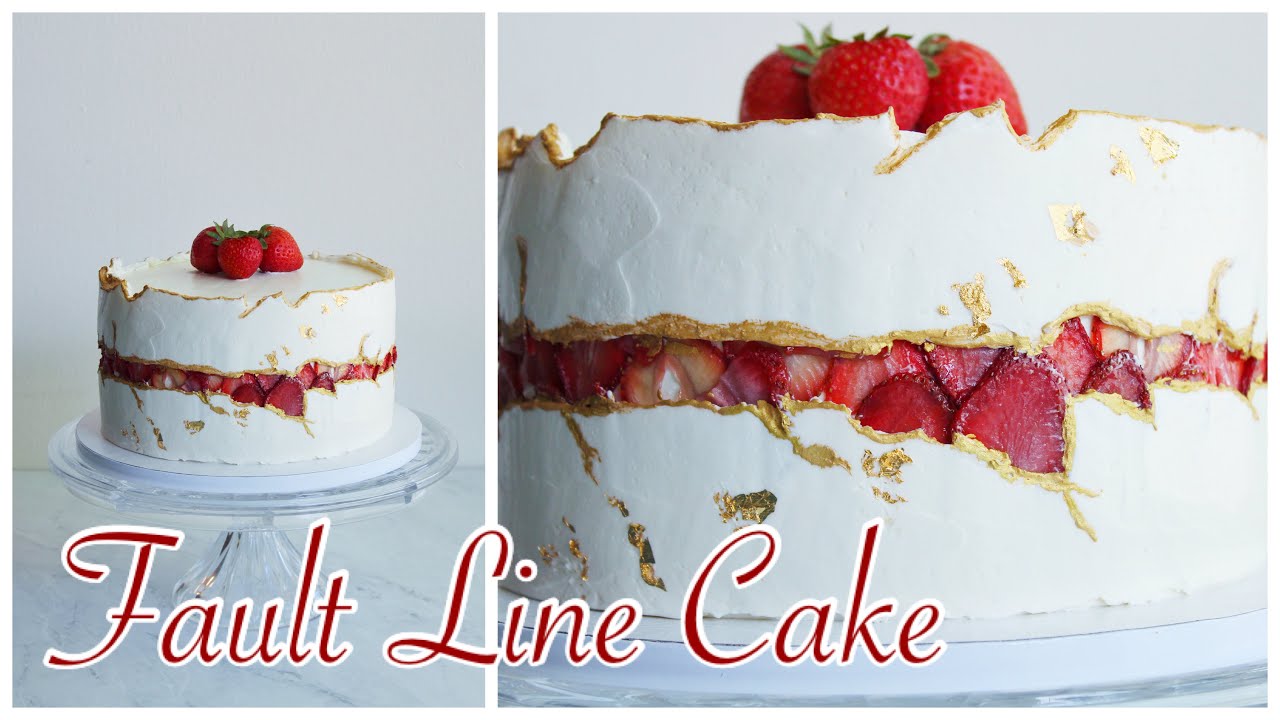 Fault Line Cake Decorating Tutorial - YouTube