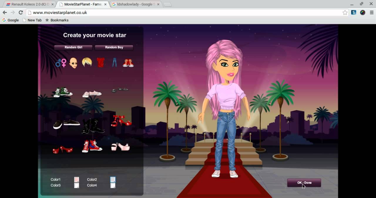 Me Making An Ldshadowlady Account For You Guys On Moviestarplanet - YouTube