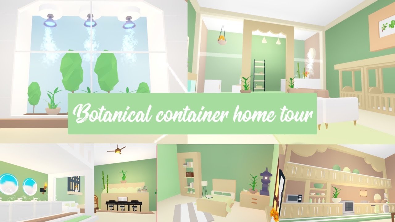 Adopt Me: Botanical Container home tour - YouTube