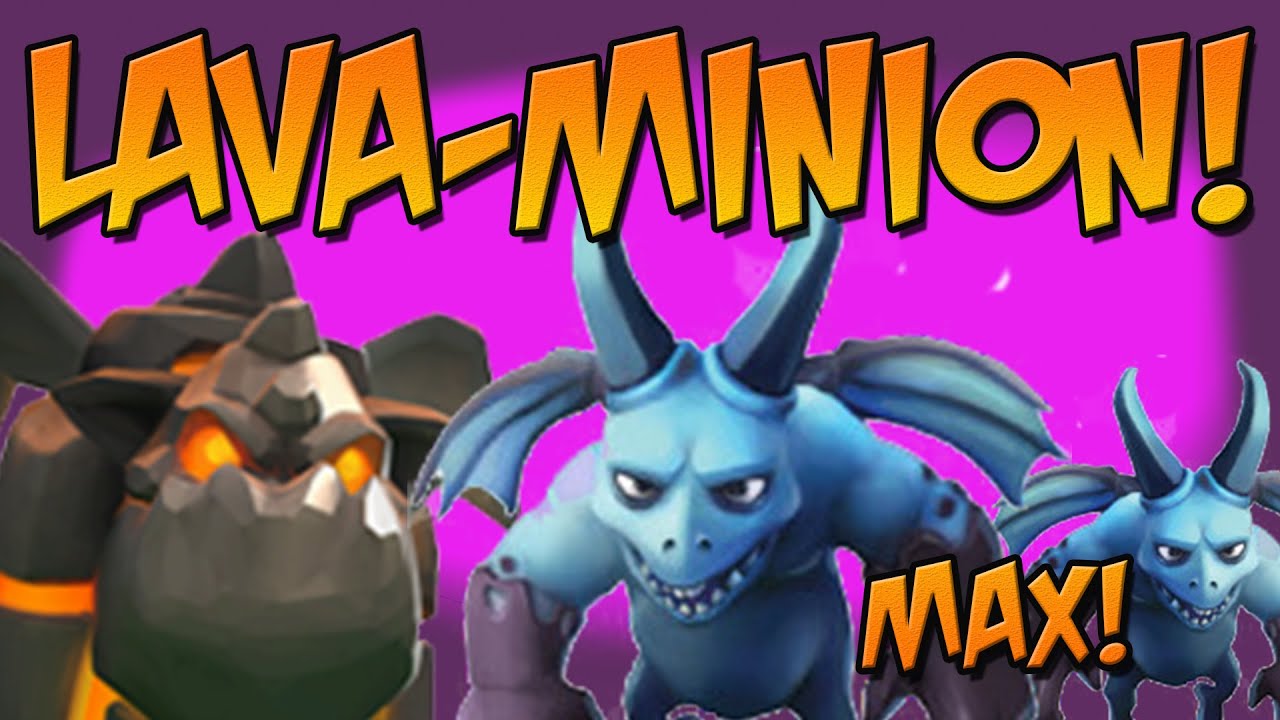 Clash of Clans: Lava Hounds and Mass Minion SWARM! - YouTube