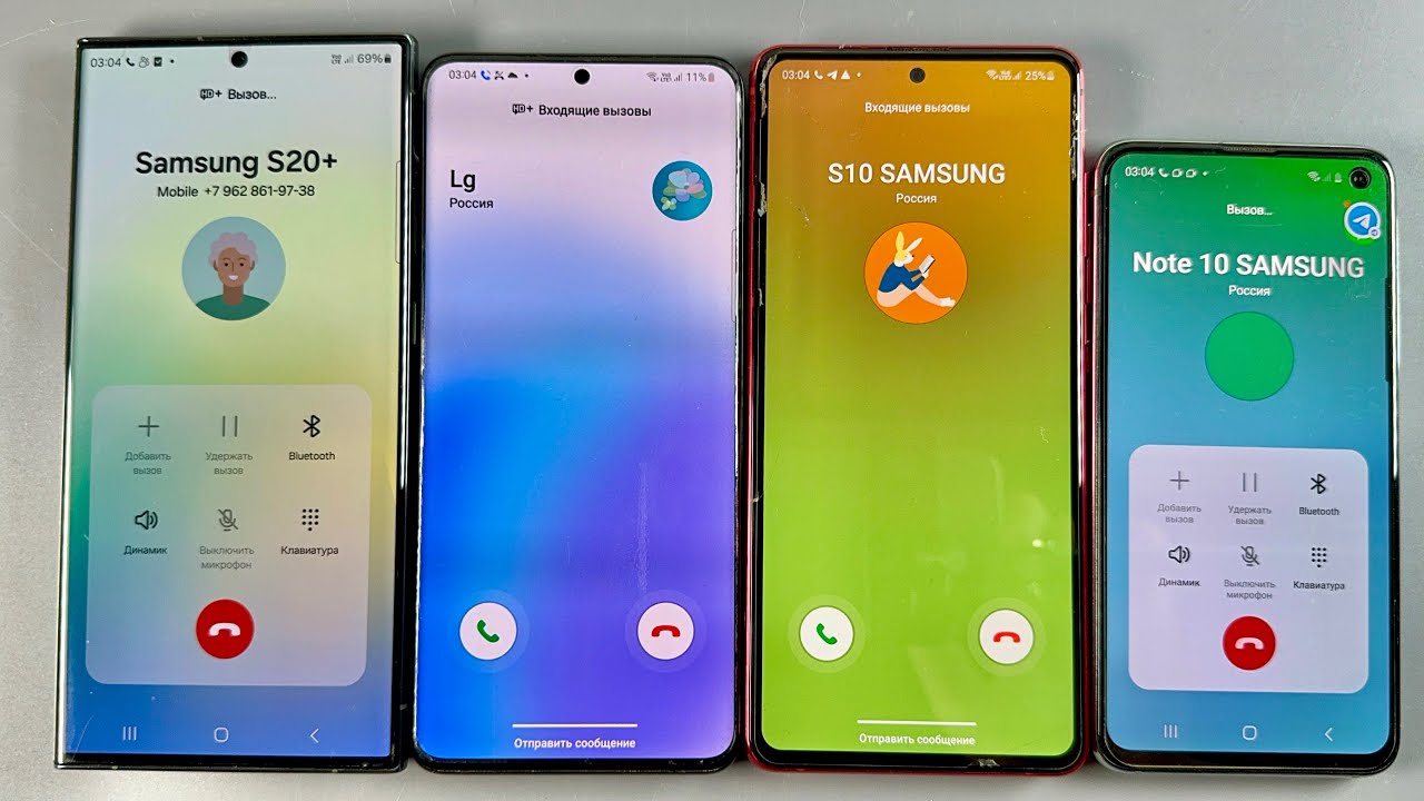 Incoming Call Samsung Galaxy S24 Ultra + Samsung Galaxy S20 Plus ...