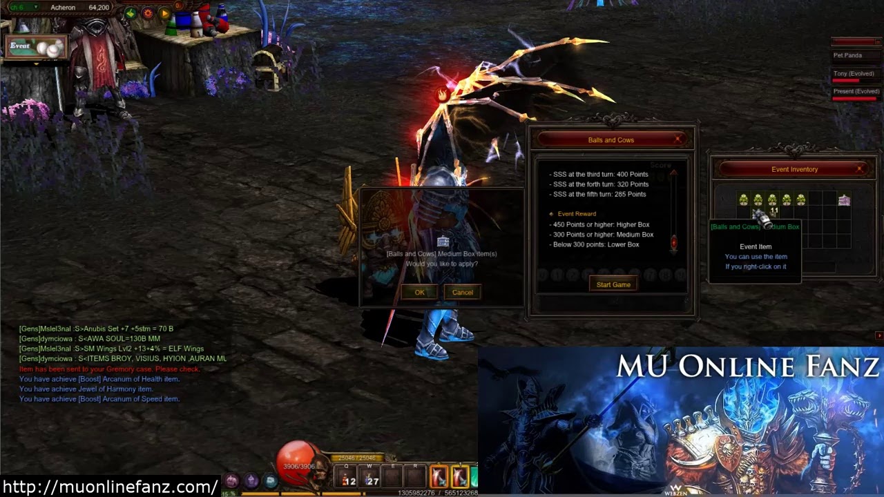[Stream] Balls and Cows (MU Online) - YouTube
