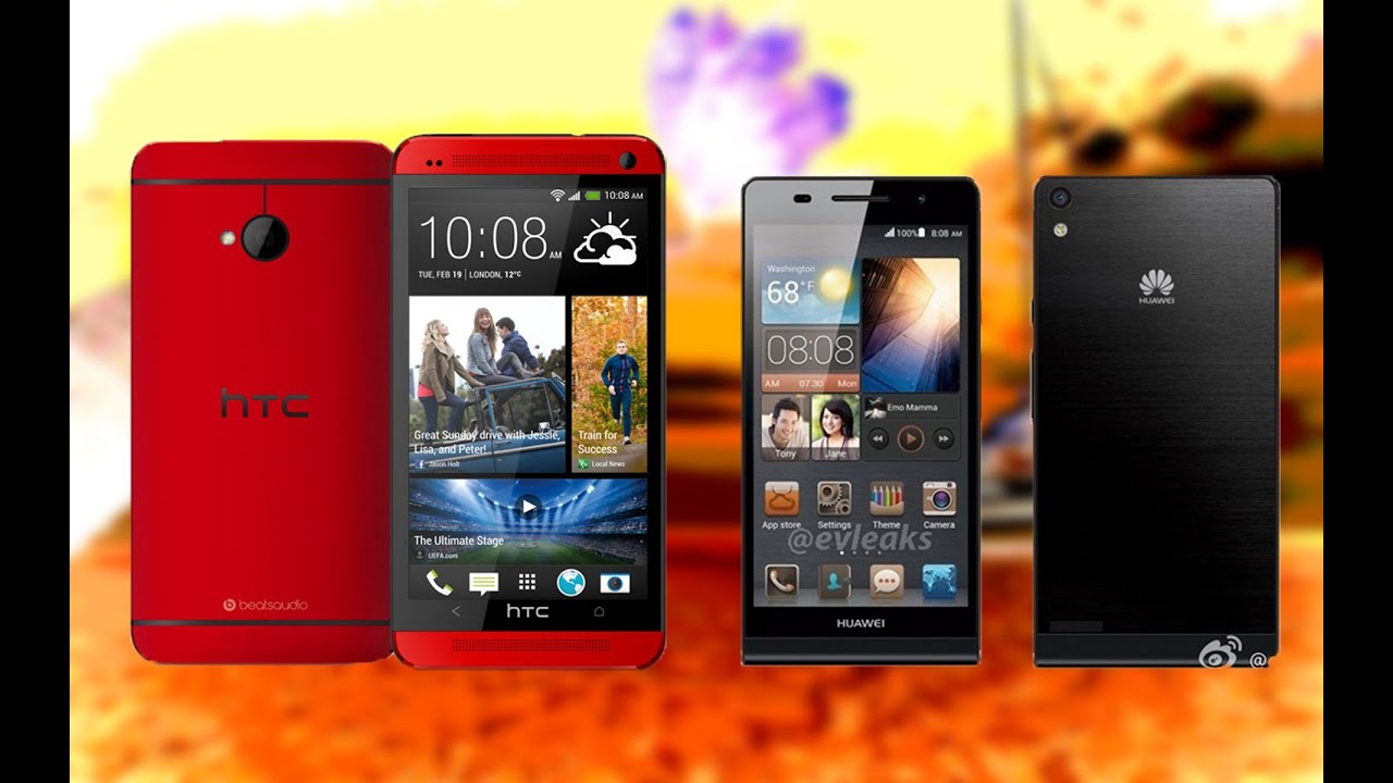 HTC One versus Huawei Ascend P6 - Phone Comparison - YouTube