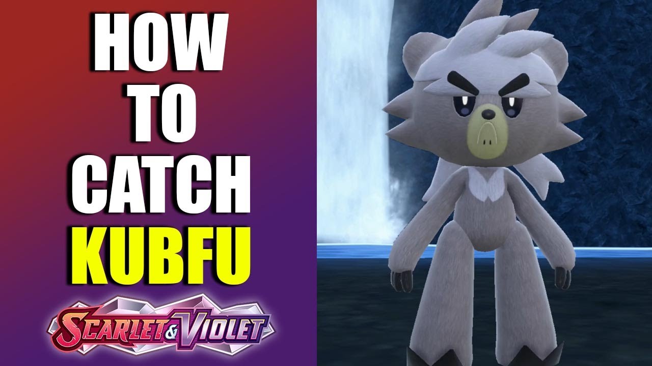 How to Catch Kubfu in Pokémon Scarlet & Violet DLC - YouTube