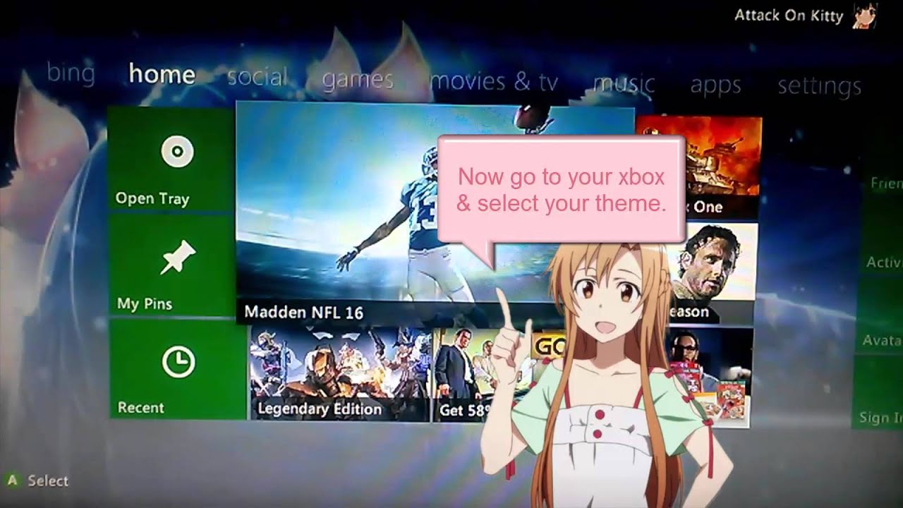 Xbox 360 Custom Themes