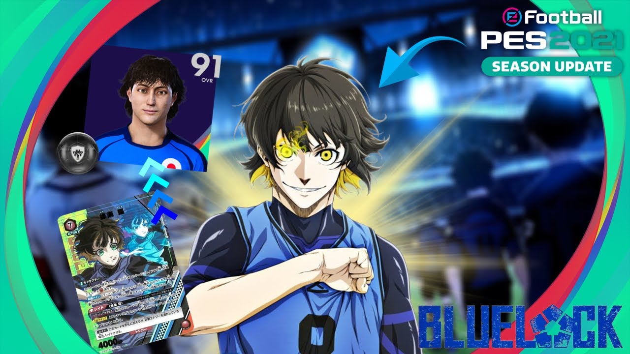 How to Create Bachira Meguru (Blue Lock) in Pes 2021 - YouTube