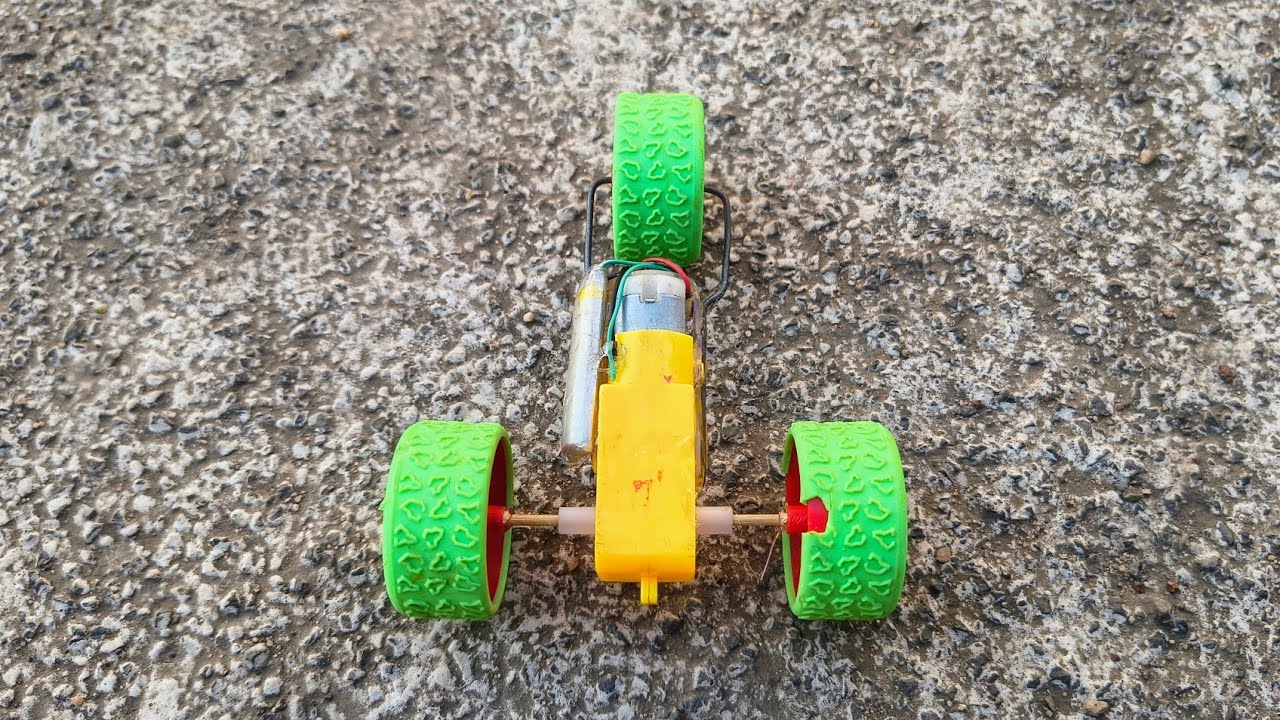 How to make RC 3 Wheel racing motorcycle toys diy very simple - YouTube