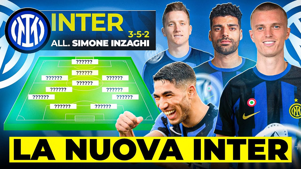 ECCO COME SAREBBE LA NUOVA INTER PER LA PROSSIMA STAGIONE | 2024/2025 ...