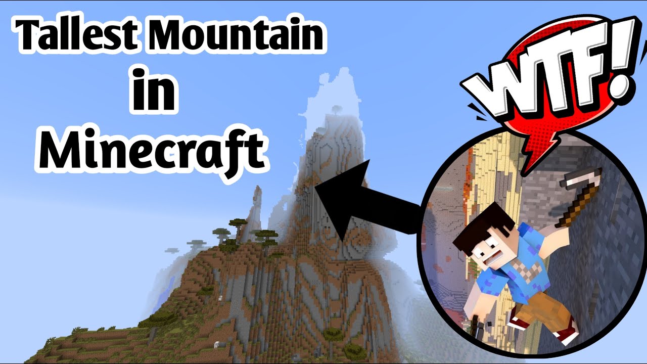 I Climbed TALLEST MOUNTAIN in Minecraft - YouTube