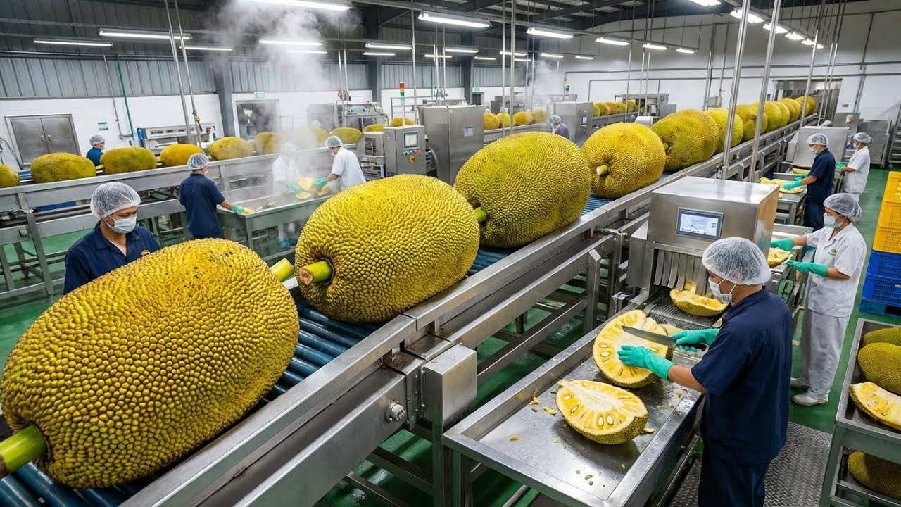 Inside the Factory: How Giant Jackfruit Is Turned Into a Crispy Snack ...