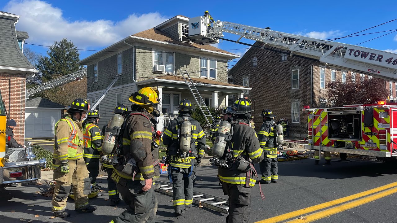 Firefighters Battle Wind and Cold at House Fire, Bath, Pa - 11.20.22 ...