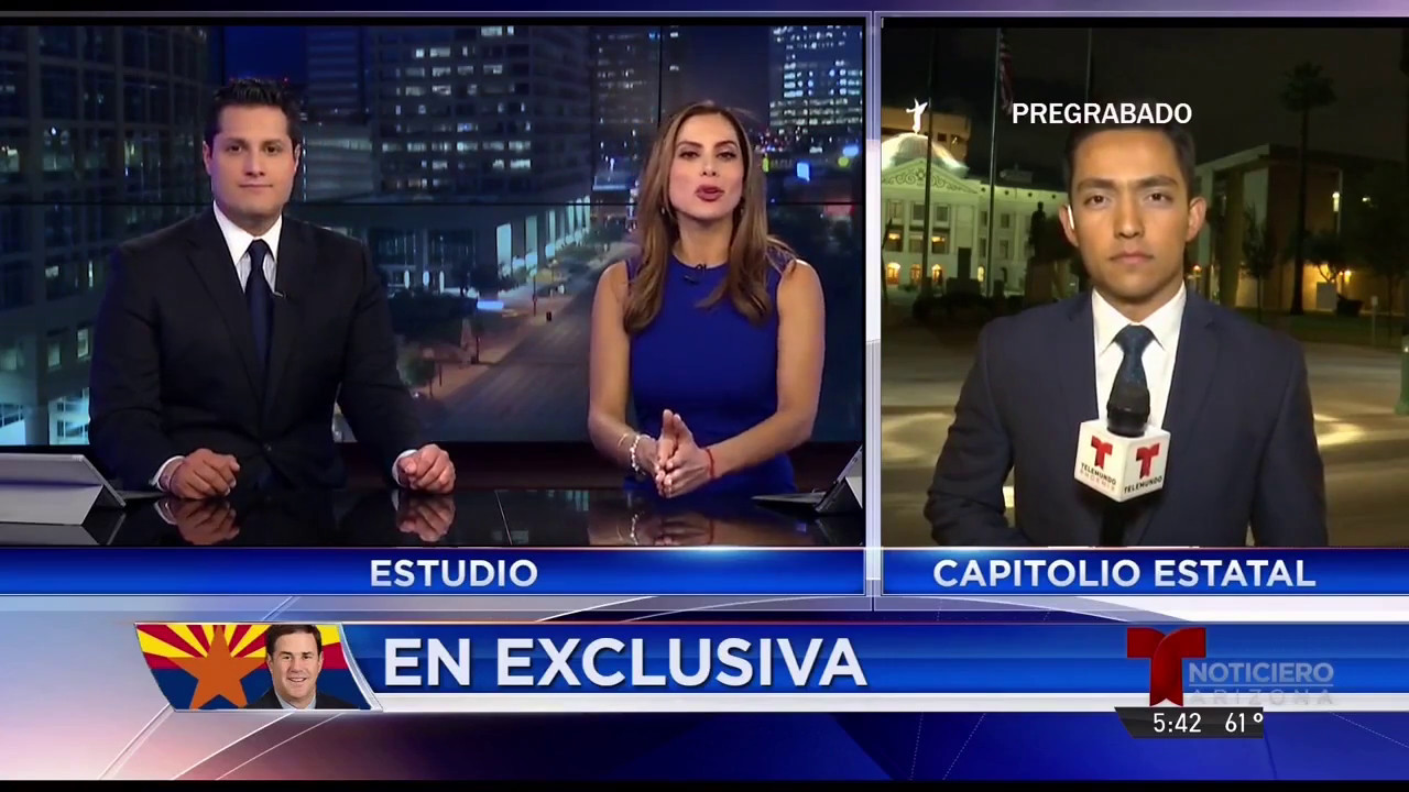 Telemundo One-On-One Interview With Governor Ducey - YouTube