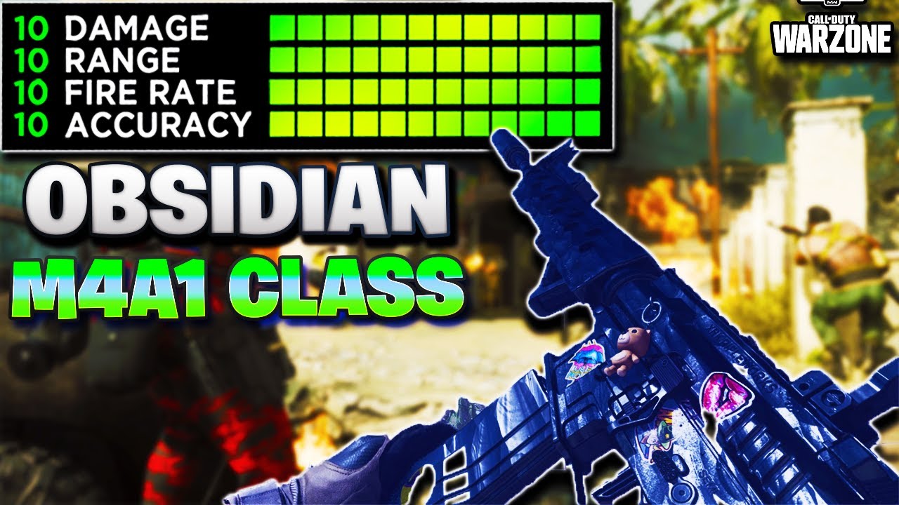 the NEW "OBSIDIAN CAMO" M4A1 CLASS SETUP in WARZONE (BEST M4A1 CLASS ...
