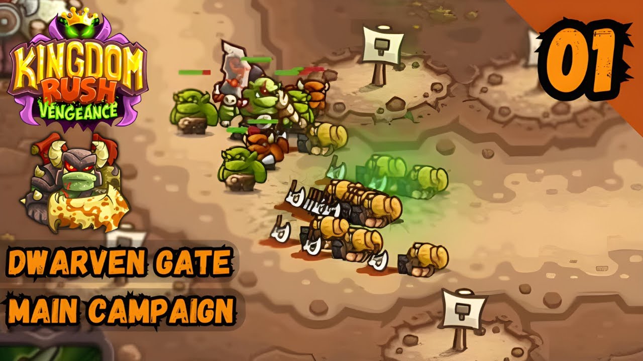 DWARVEN GATE CAMPAIGN (VETERAN) | Kingdom Rush Vengeance - YouTube