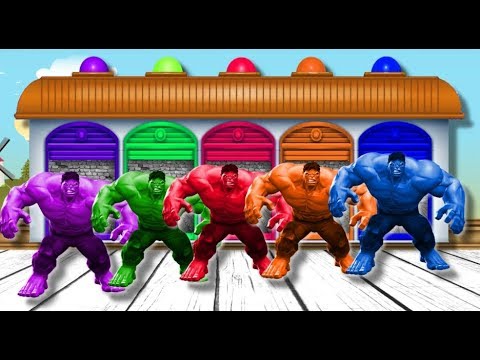 Aprende los Colores con un Juego de Hulk - Video Educativo para Niños ...