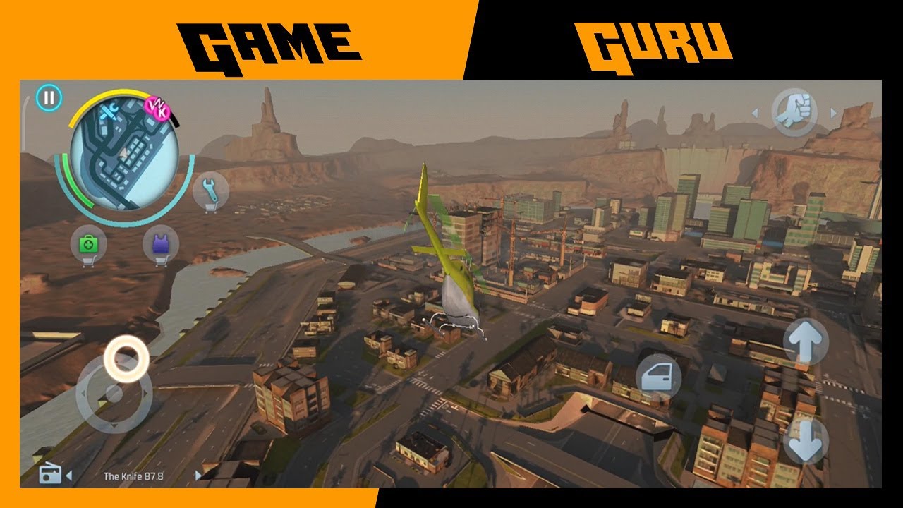 Gangstar Vegas Map from above - YouTube
