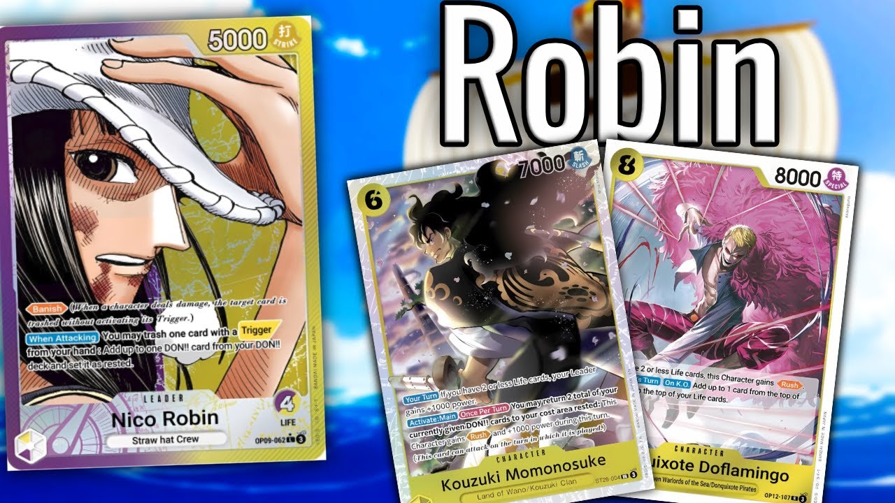 ROBIN RUSH! - OP12 Nico Robin Deck Profile - YouTube