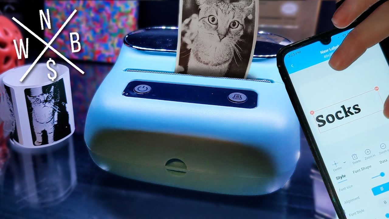 PHOMEMO M220 Label Maker - Unboxing & Review - YouTube