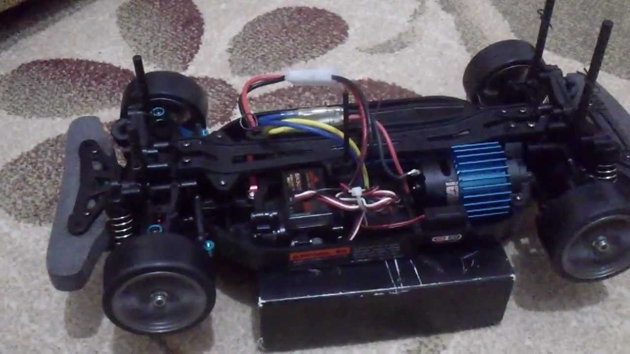 Tamiya tt-01 one way - YouTube