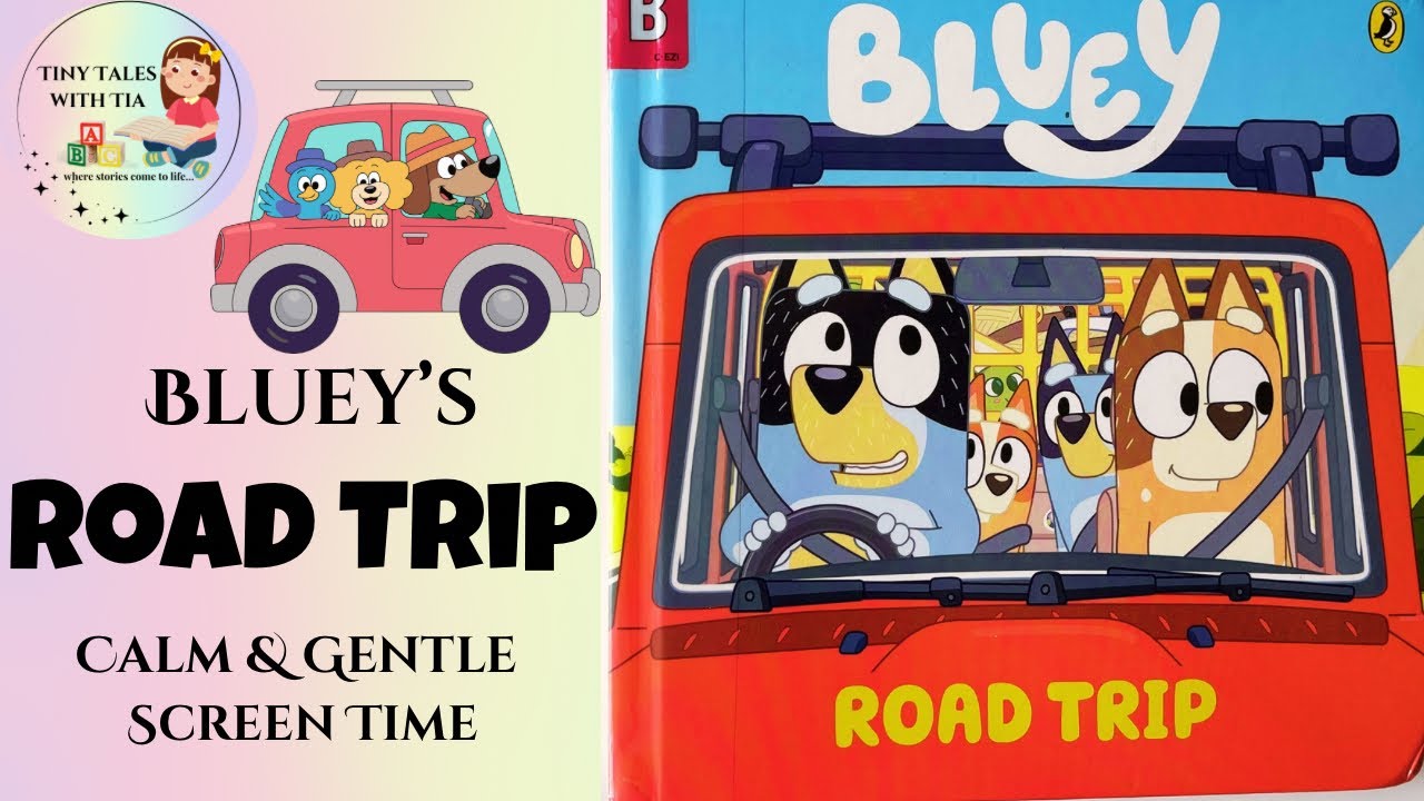 Bluey’s Road Trip 🚘 | Fun Family Adventure | Bluey Read Aloud for Kids ...