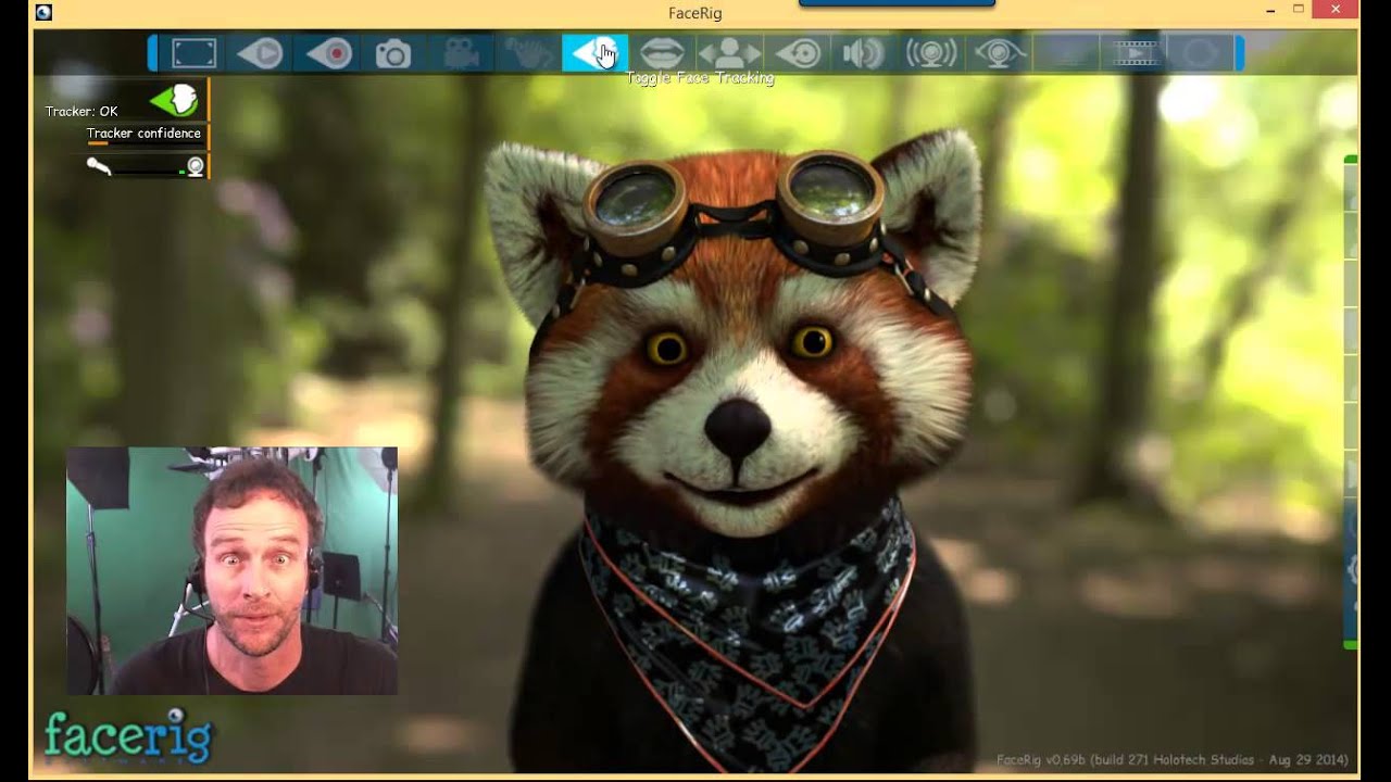 An early look at the Facerig Software - YouTube