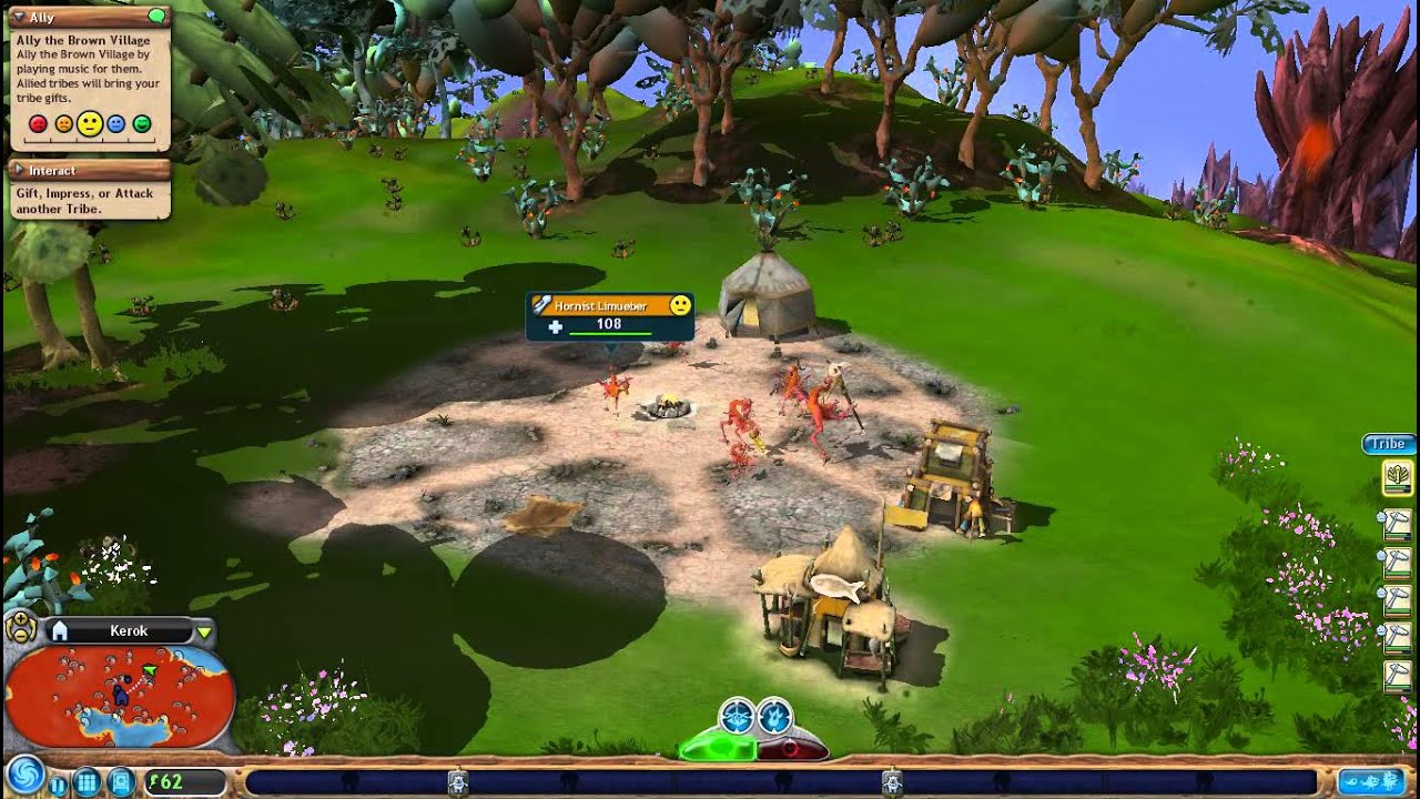 Spore Tribal Stage (3rd Stage) 1/4 - YouTube