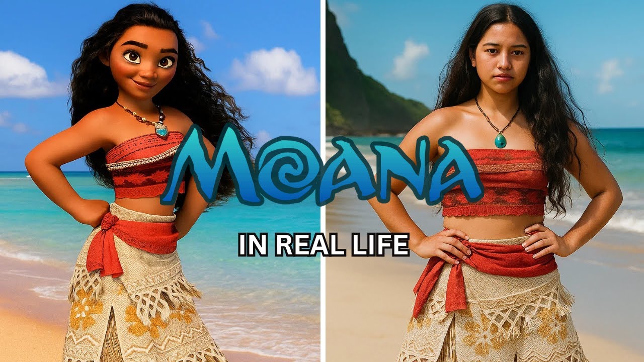 MOANA in Real Life - YouTube